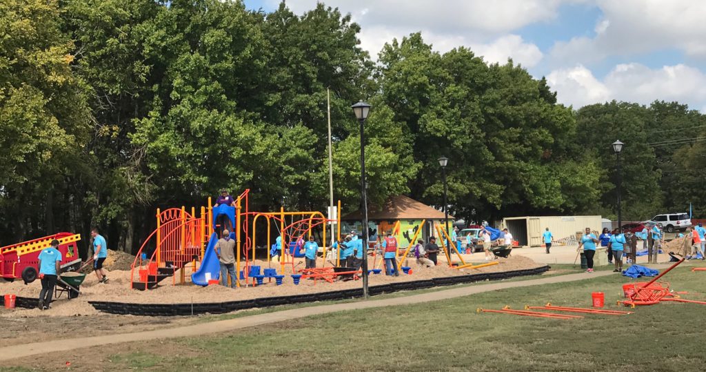 Lancaster's KaBOOM Playground Built At Kids Square Park - Focus Daily News