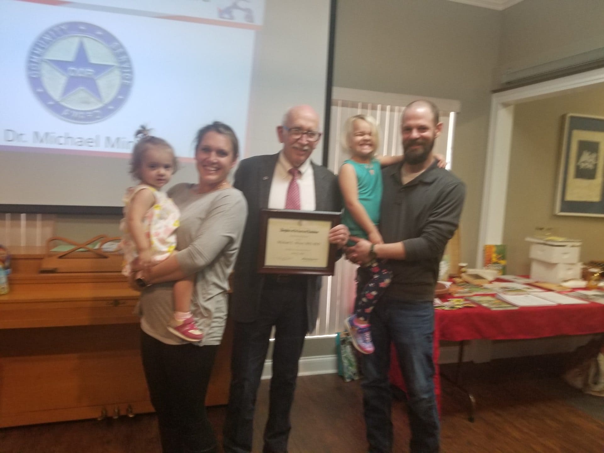 Dr. Miner Receives DAR Community Service Award. - Focus Daily News