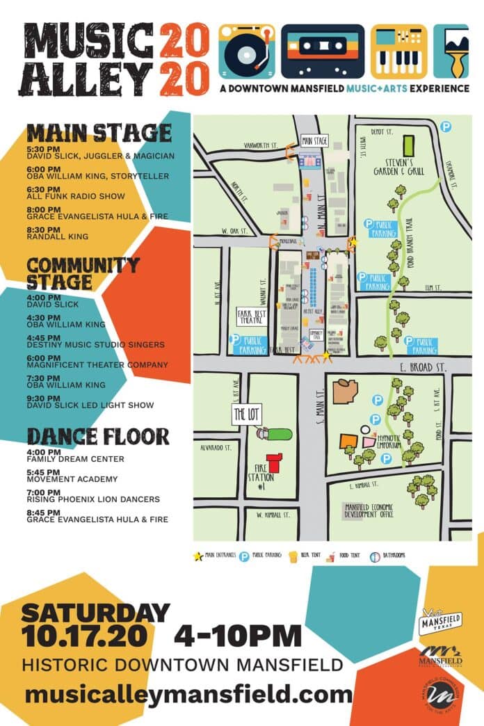 Music Alley Returns To Downtown Mansfield October 17