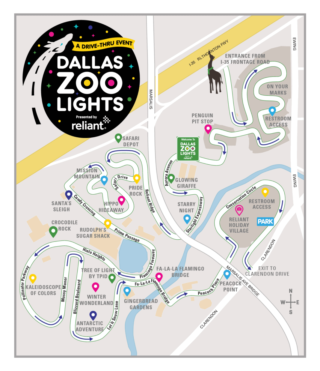 Drive and Shine! Dallas Zoo Lights Returns As Drive-Thru Event