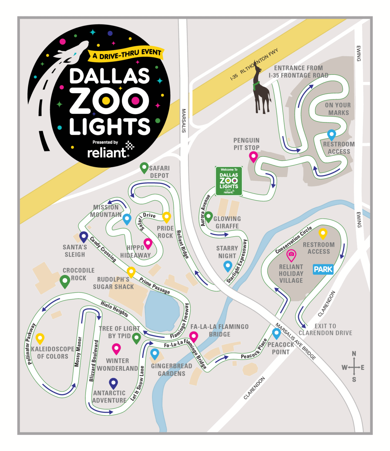 Drive and Shine! Dallas Zoo Lights Returns As Drive-Thru Event