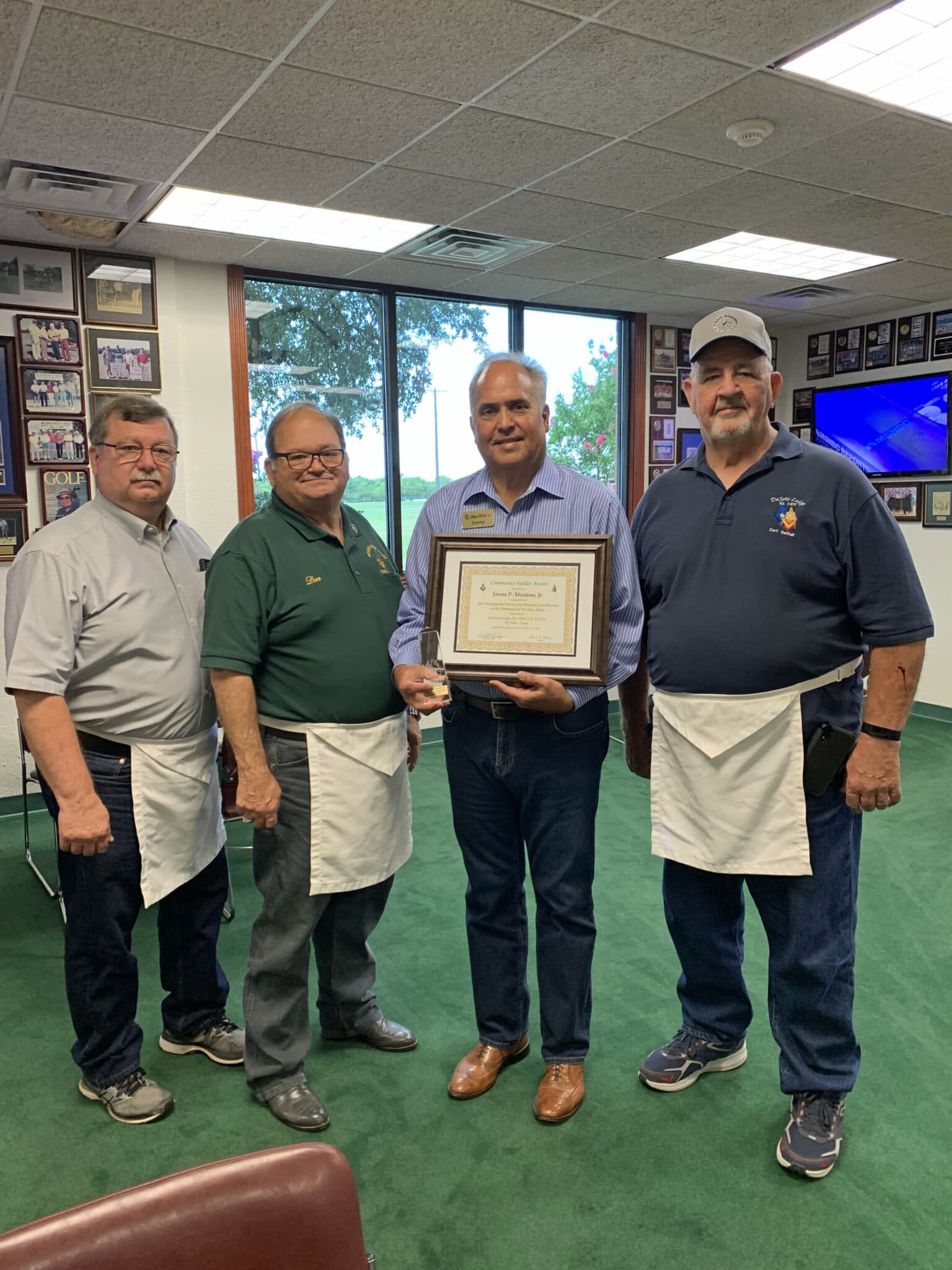 Jimmy Monkres, Bank of DeSoto President Wins Community BuilderAward