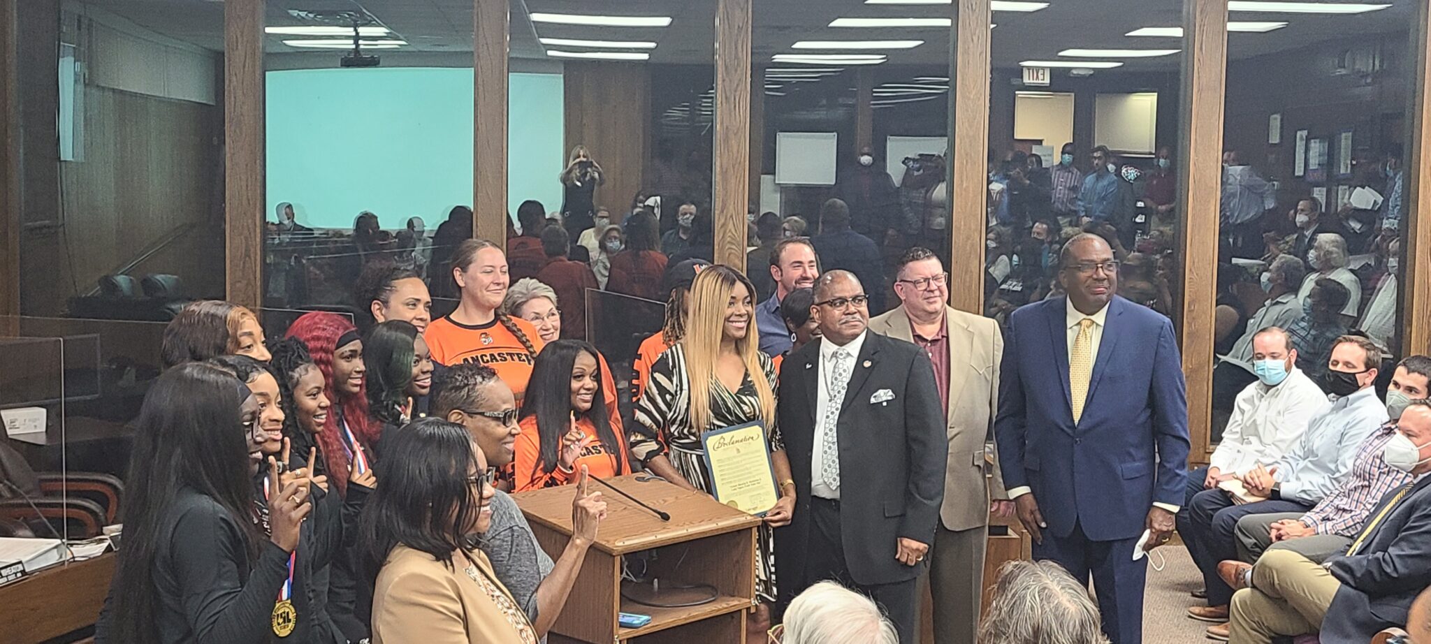 Lancaster Council Proclaims Beverly D. Humphrey - Lady Tiger Track Team Day