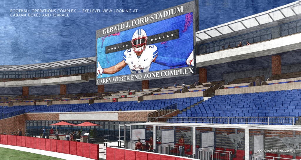 Garry Weber Foundation Gives $50 Million To SMU For End Zone Complex