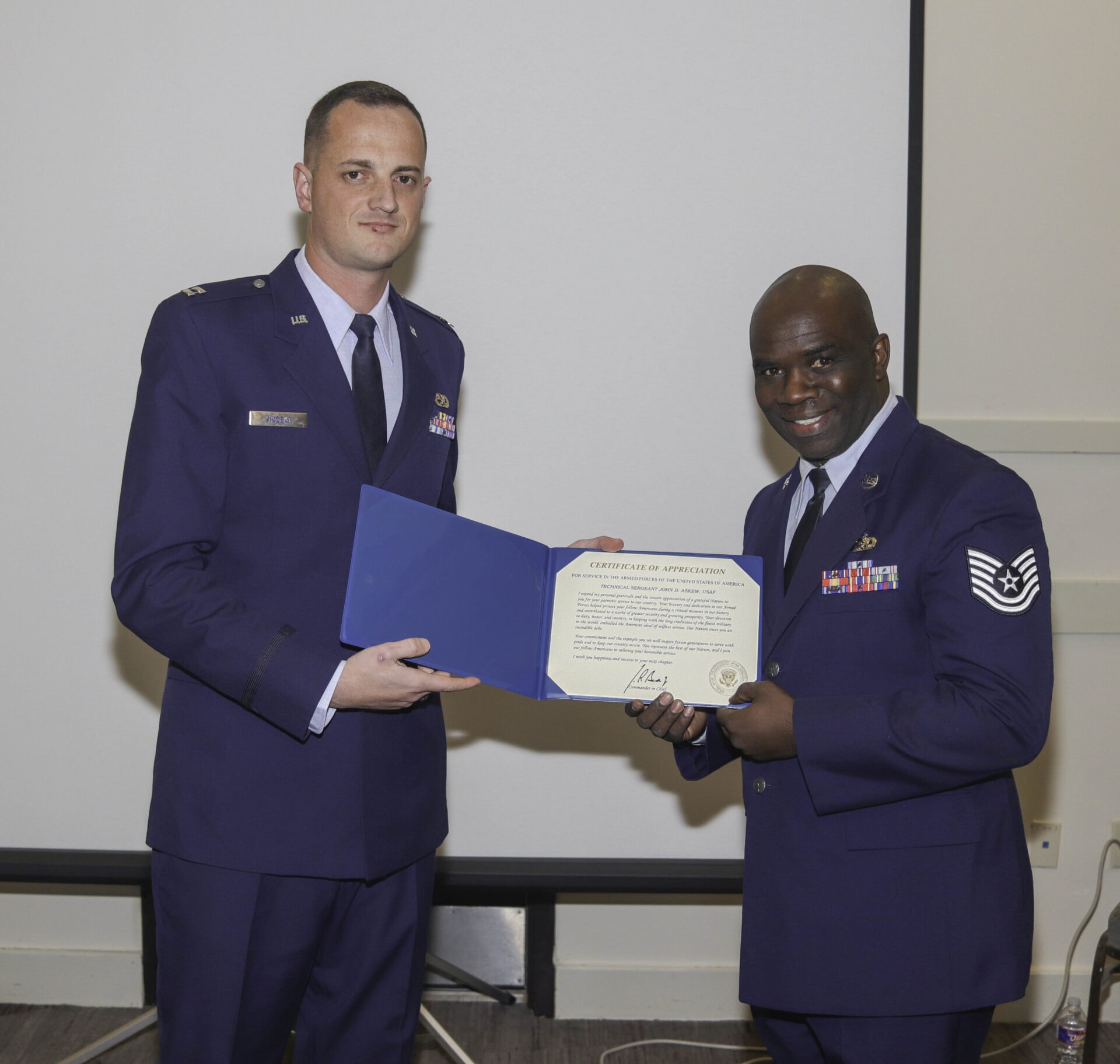 TSgt John Askew Honored at Retirement Ceremony - Focus Daily News