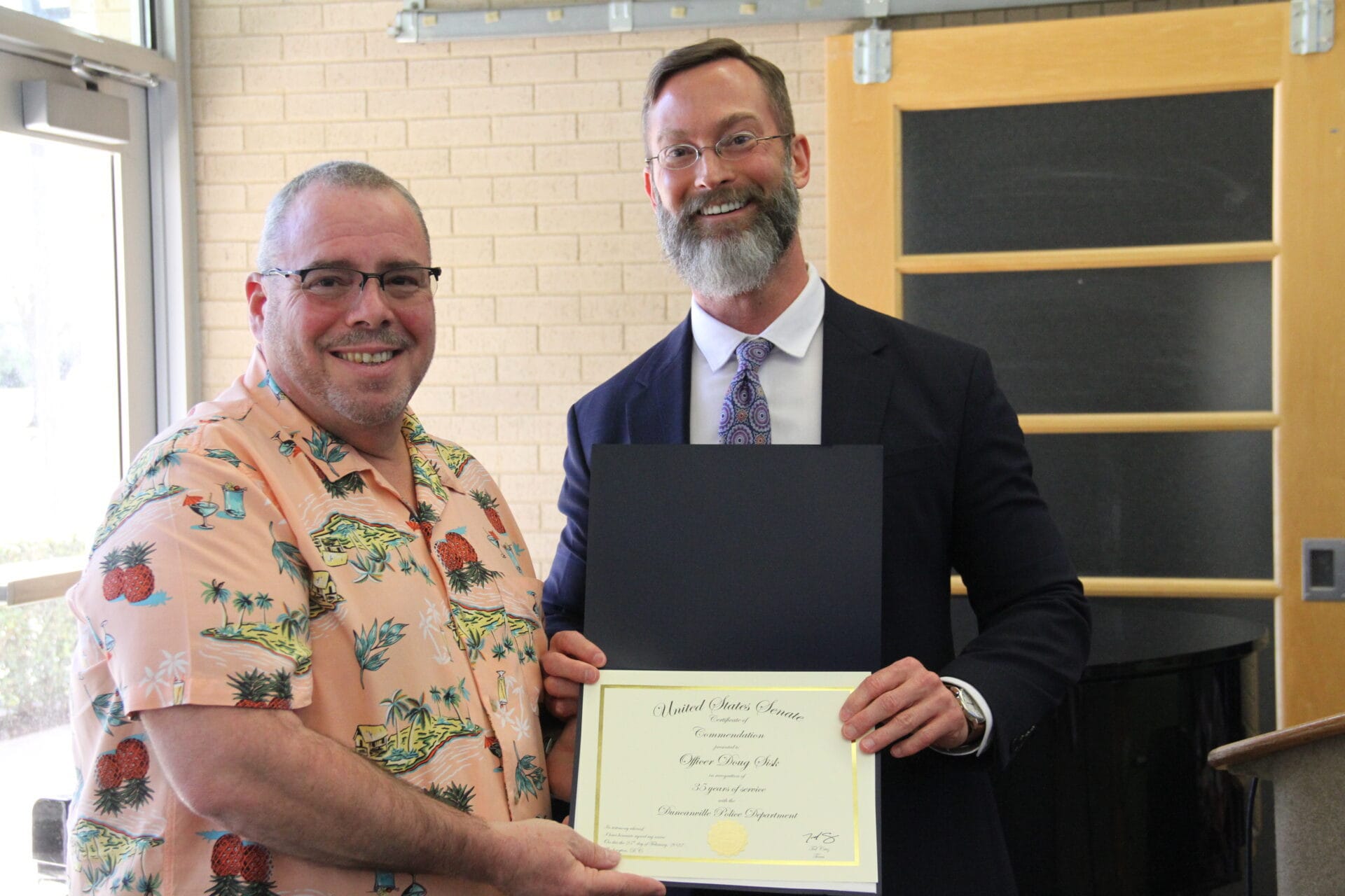 Duncanville Police Officer Doug Sisk Retires After 35 Years