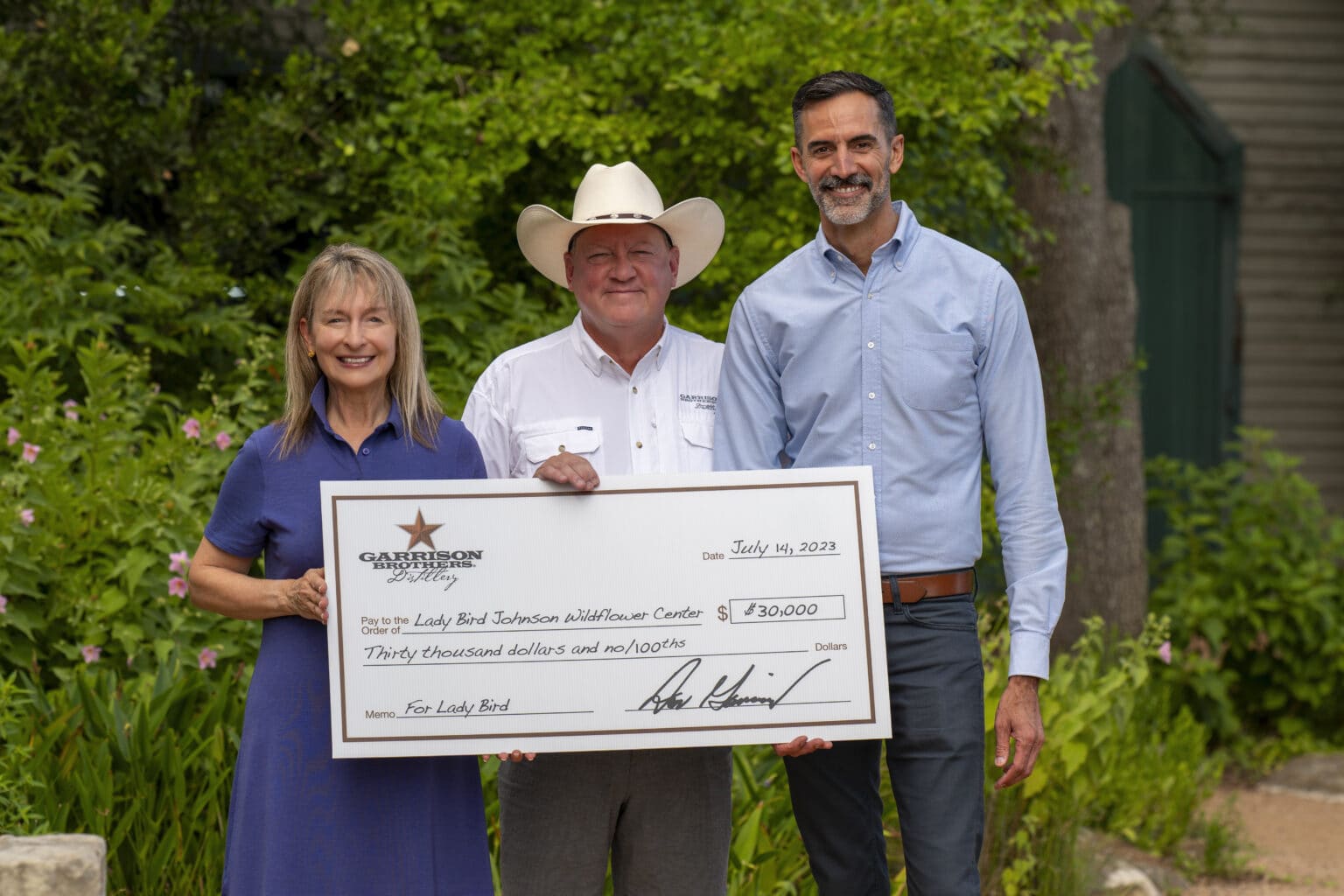 Garrison Brothers Distillery Donates $30,000 to the Lady Bird Johnson ...
