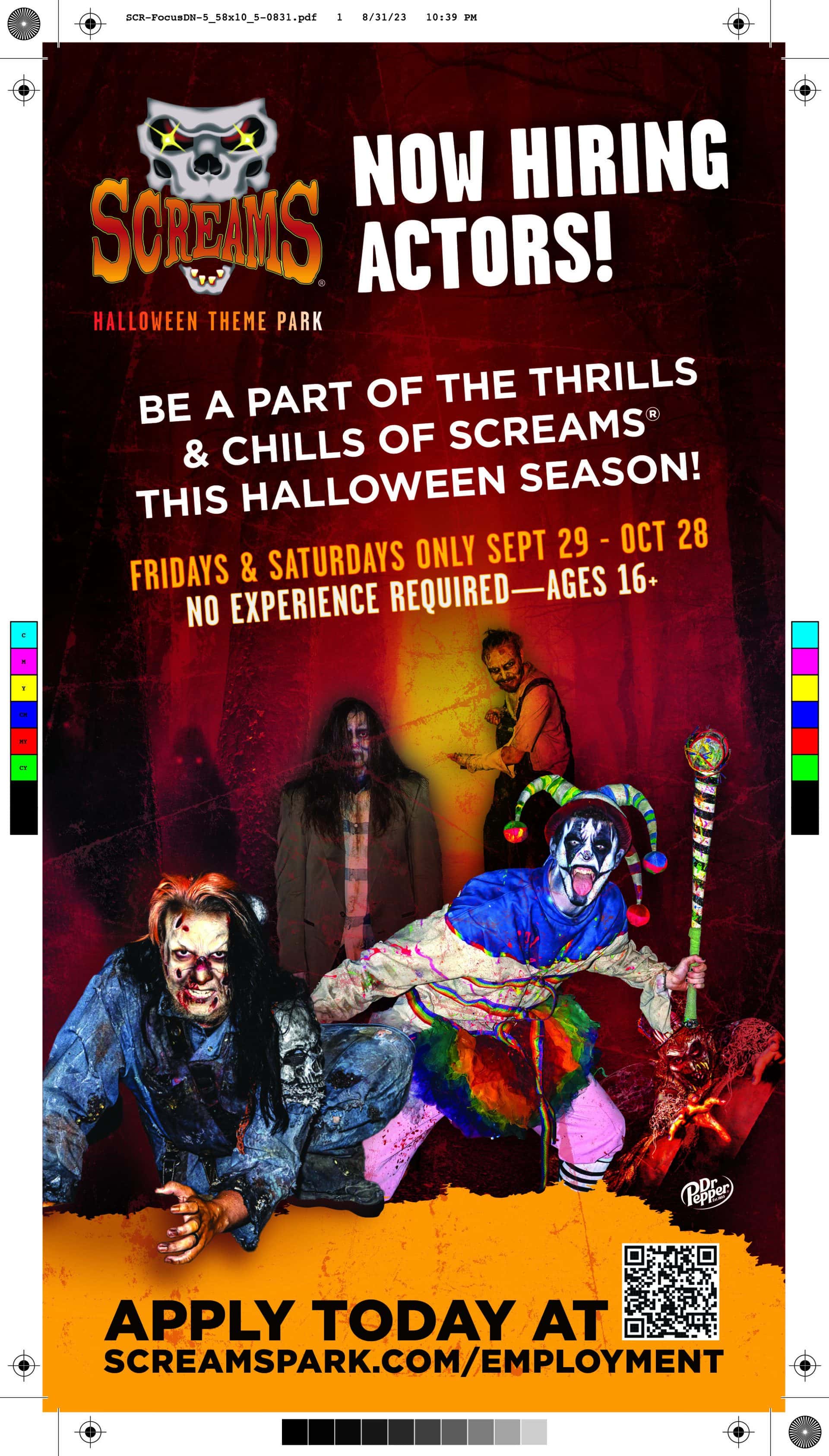 Screams® 2023 Opens Friday, September 29th - Focus Daily News