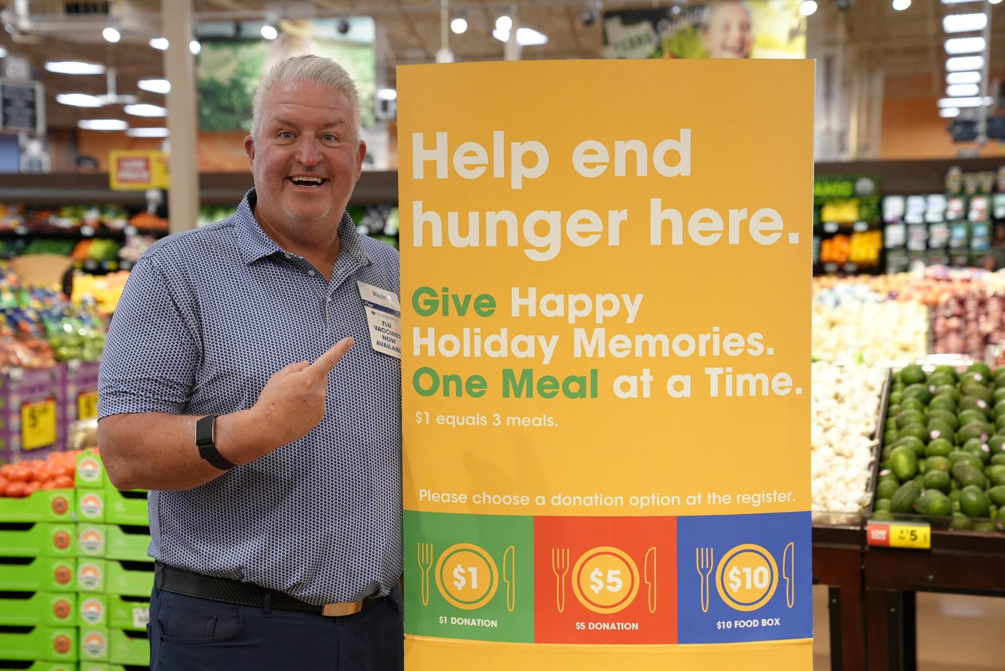 Kroger Kicks Off Annual End Hunger Here Campaign for local food bank ...
