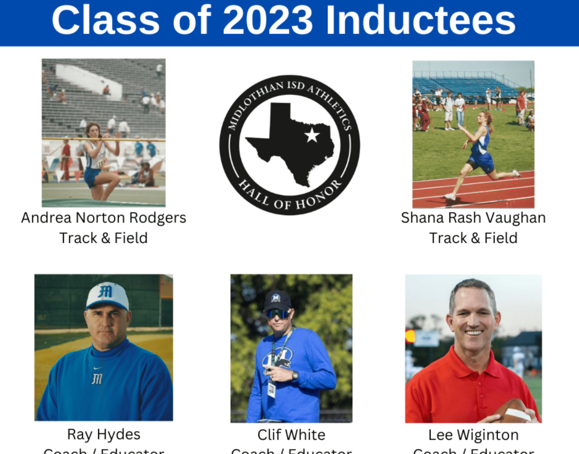 The Midlothian ISD Athletic Hall of Honor set to welcome the Class of ...