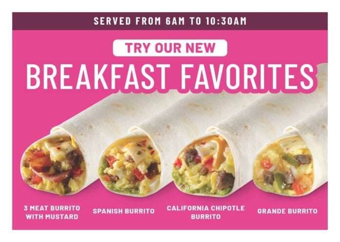 Braum’s Releases New Breakfast Burritos & Cheeseburger - Focus Daily News