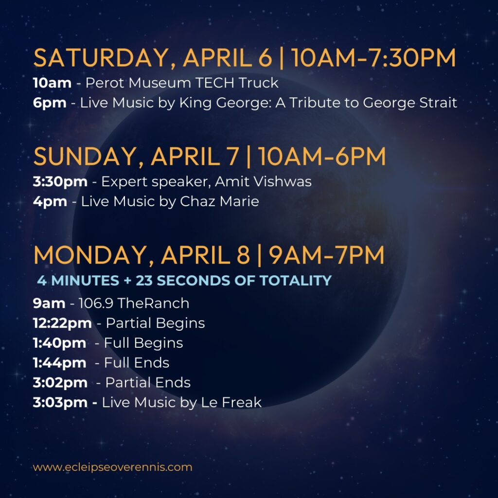 North Texas Spectacular Eclipse Viewing Events - Focus Daily News