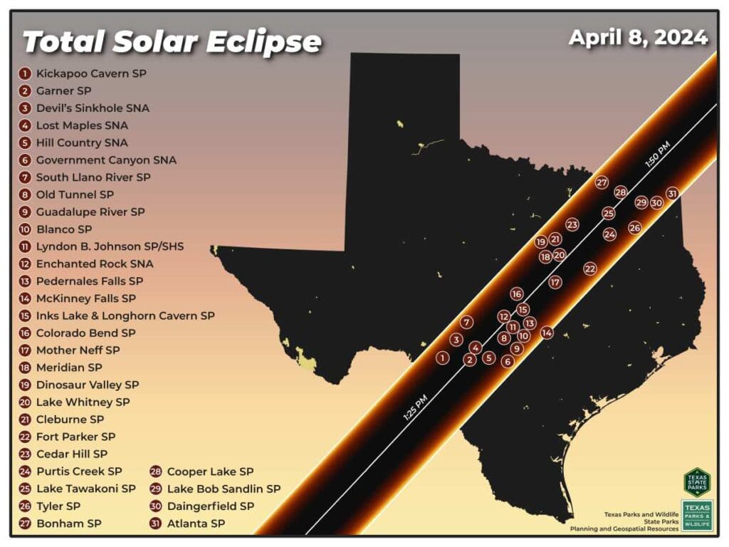 Texas Goes Eclipse Crazy, North Texas is Ground Zero For The Fun ...