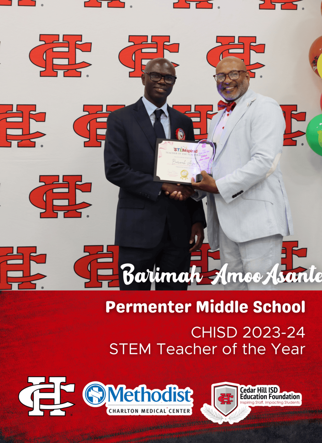 Longtime Permenter Middle School Teacher Earns Cedar Hill ISD STEM ...