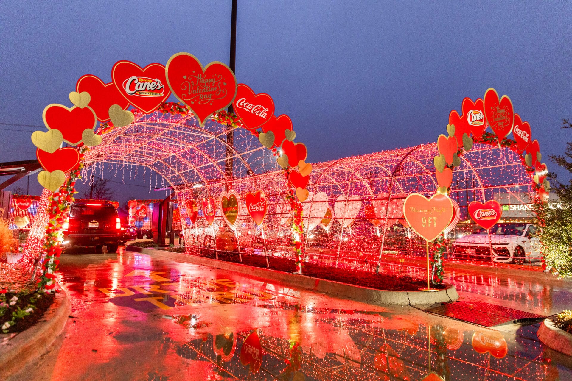 Raising Cane’s Creates “Tunnel of Love” Immersive Valentine’s Day Pop ...