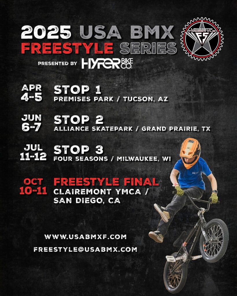 USA BMX Freestyle Announces 2025 National Series and Events - Focus ...