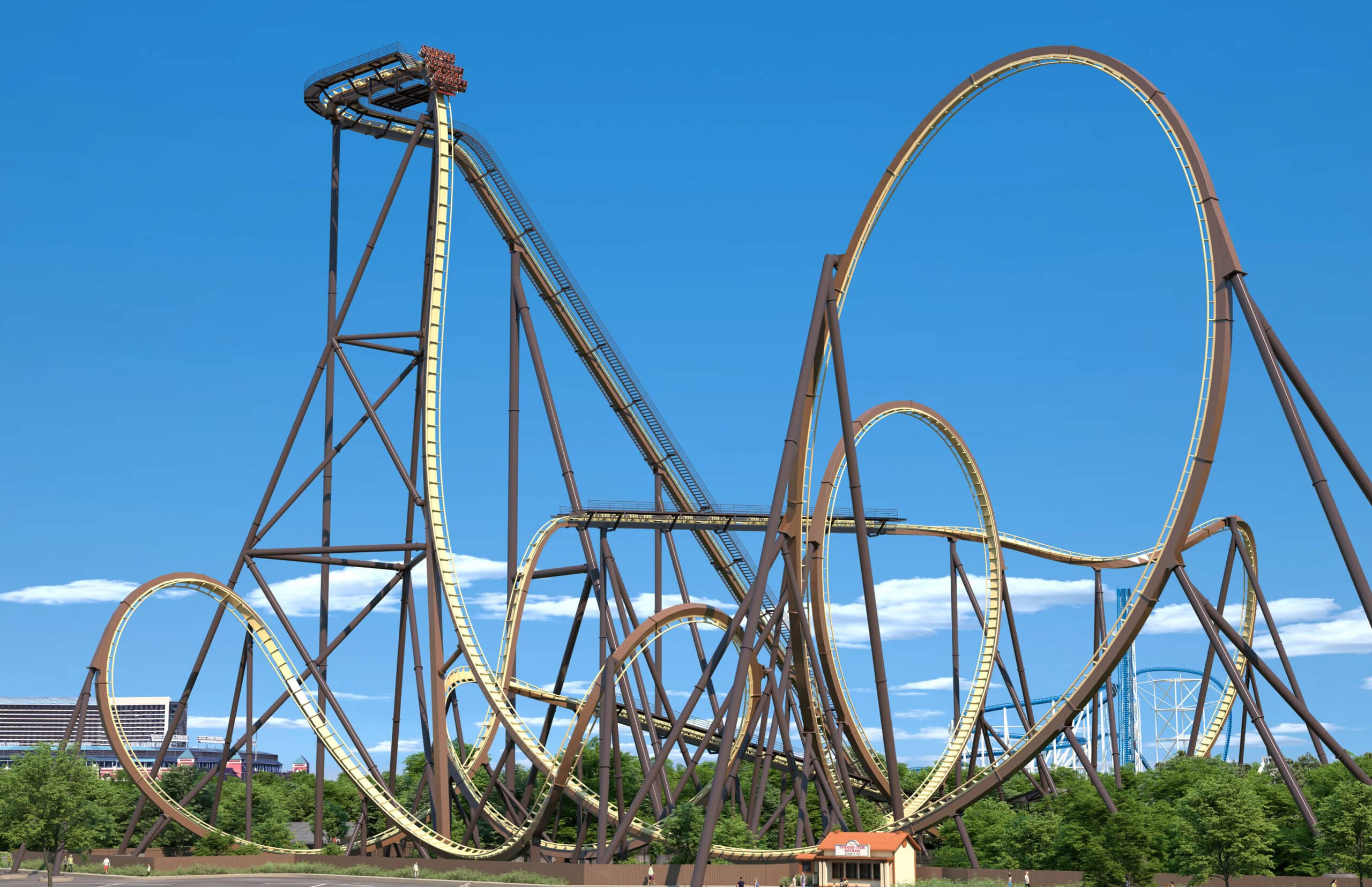 Six Flags Over Texas Unveils Record-Breaking Roller Coaster ‘Tormenta Rampaging Run’ - Focus ...